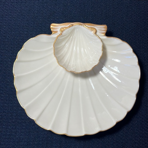 Lenox | Dining | Vintage Lenox Porcelain Seashell Appetizer Dish | Poshmark